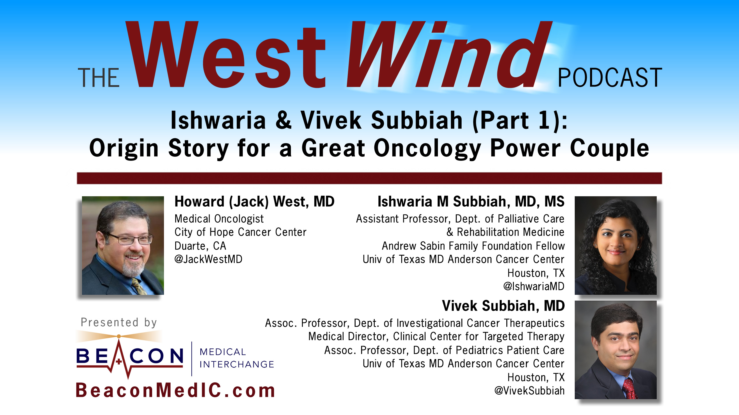 Ishwaria & Vivek Subbiah Pt1: Story for a Great Oncology Power Couple ...